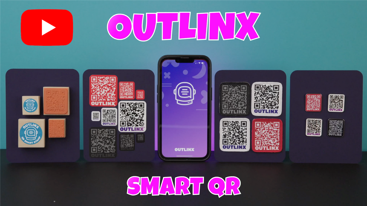 Outlinx QR Smart Sticker Mobile App